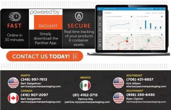 BLE Container Tracking Promotion - PacmanInc